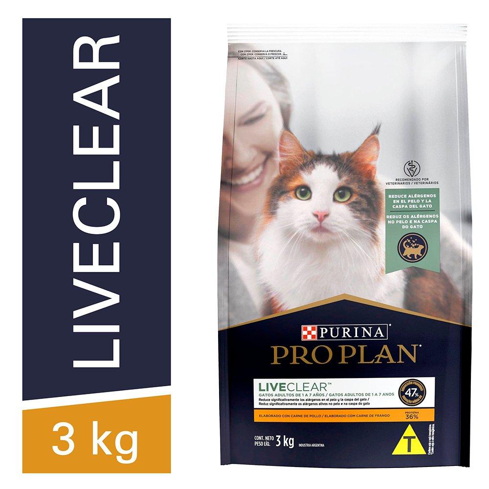 Ração Seca Nestlé Purina Pro Plan Live Clear Frango para Gatos Adultos ...