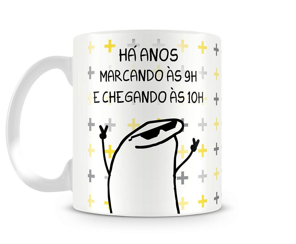 Caneca Meme Flork Há Anos Atrasado - Carrefour