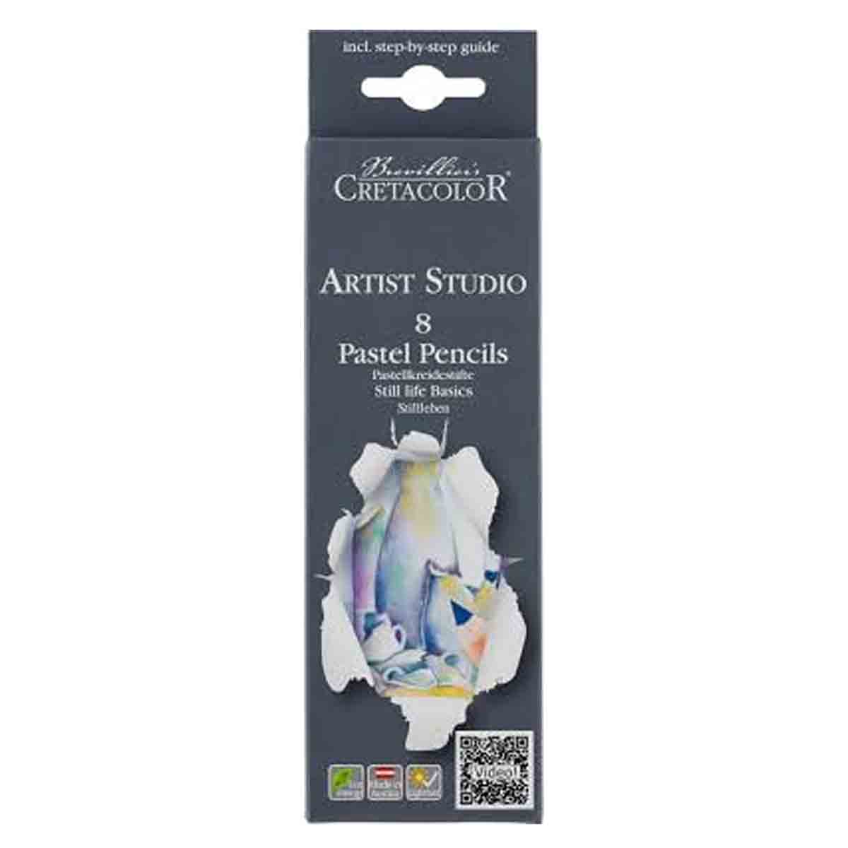 Lapis Pastel Artist Studio Cretacolor Com 8 Cores Still Life - Carrefour