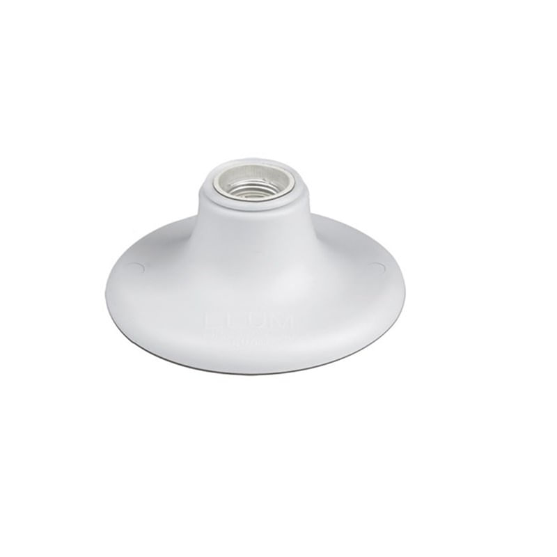 Plafon De Sobrepor 1 Lâmpada E27 9x13,9cm Branco - Carrefour