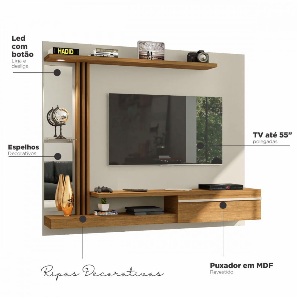Painel Para Tv 55 Polegadas Denver Bechara - Carrefour