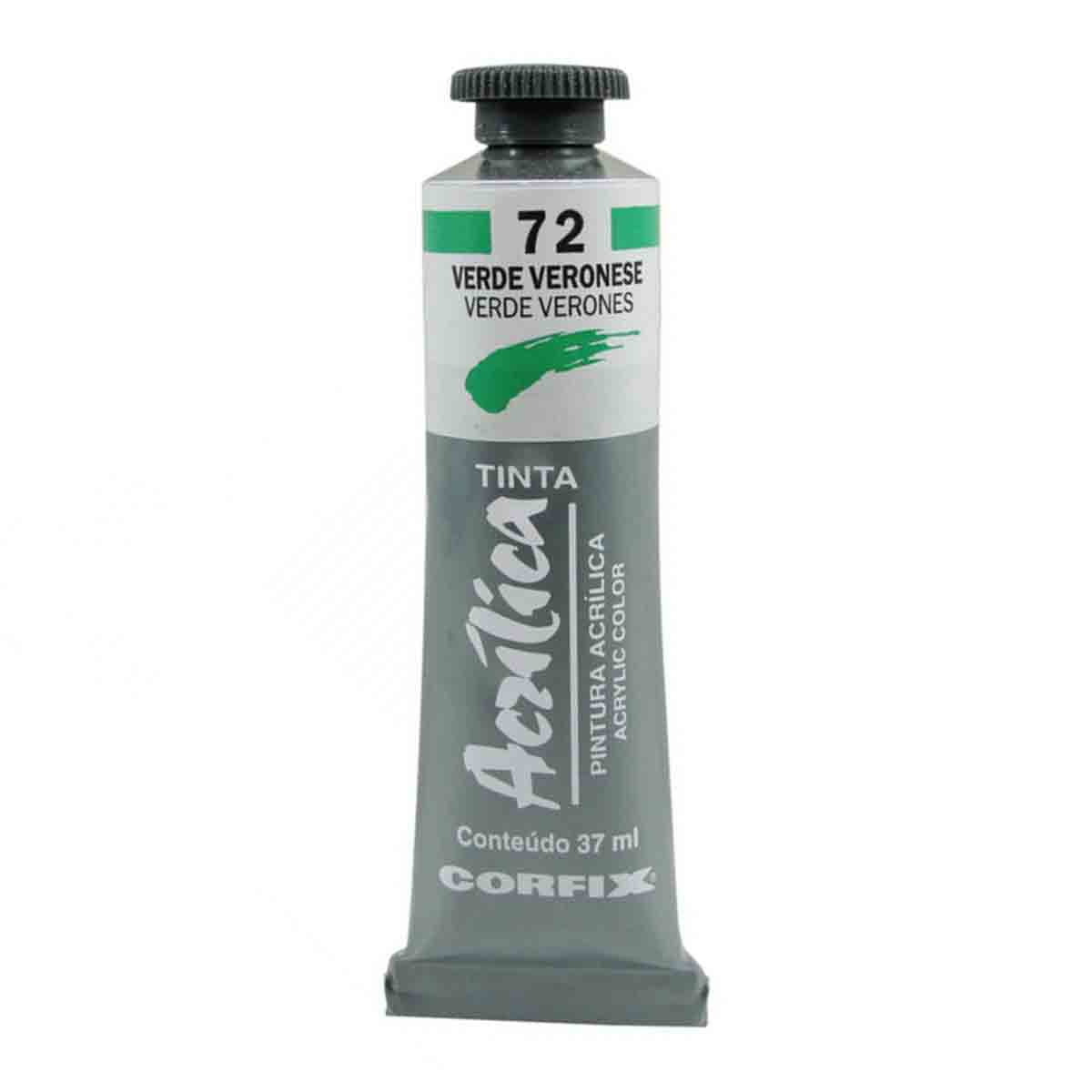 Tinta Acrilica Corfix 72 Verde Veronese 37ml - Carrefour