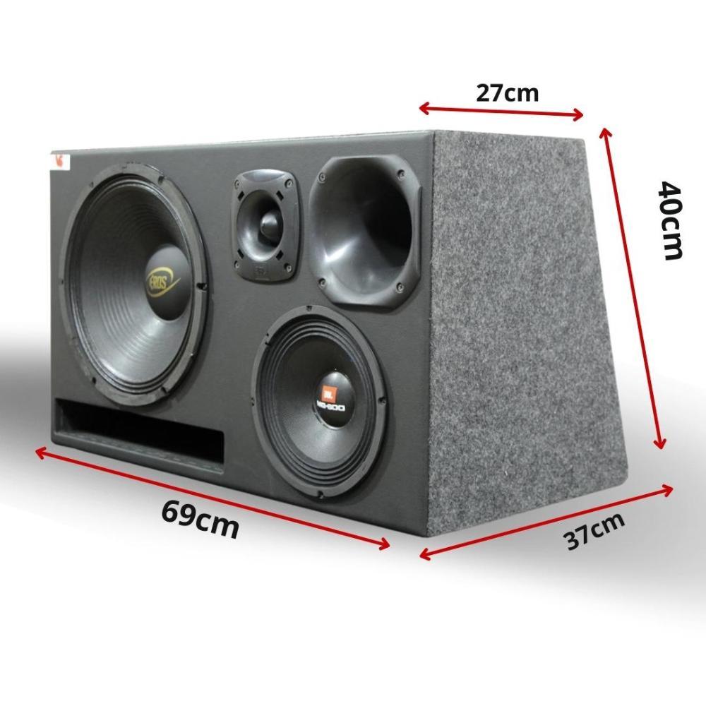 Caixa Trio 12" Eros E-450 + D200 + St200 + 8mg600 + Modulos - Carrefour