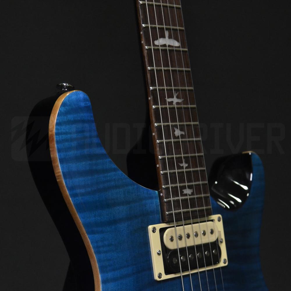 Guitarra Prs Se Custom 22 Cu2 Sapphire Black Back - Carrefour