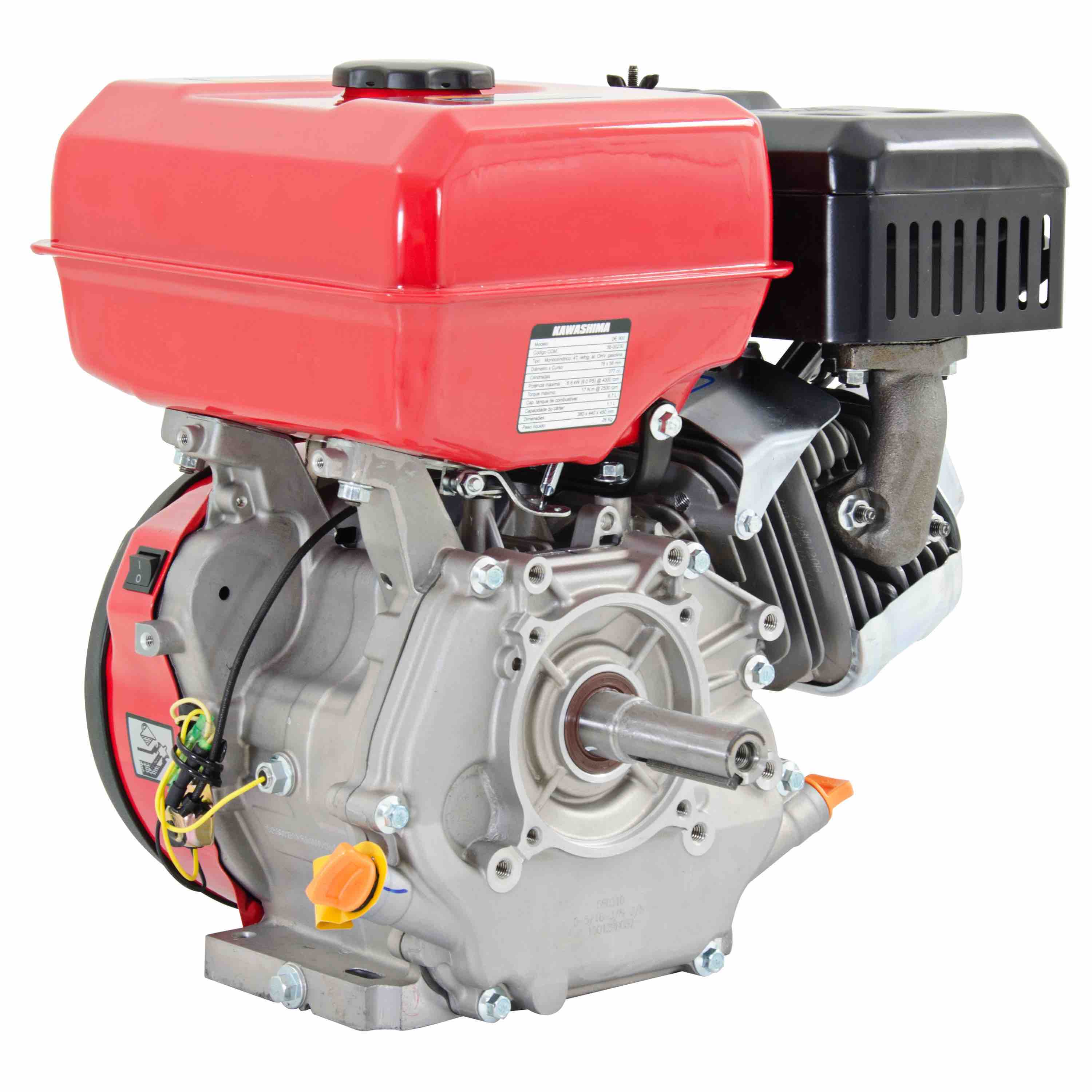 Motor Estacionário Kawashima Potente Ge-900 9hp 277cc 4 Tempos À ...