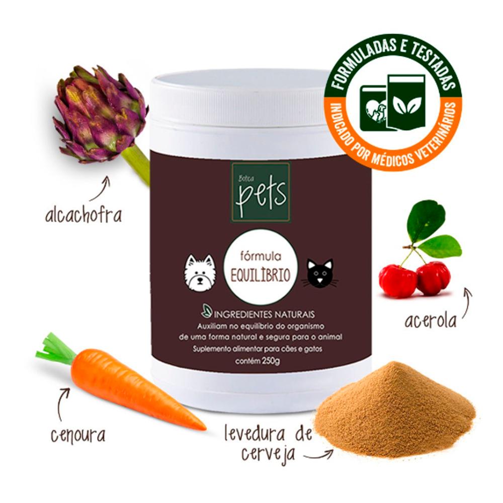 Suplemento Funcional Botica Animal Fórmula Equilíbrio Para Cães E Gatos ...