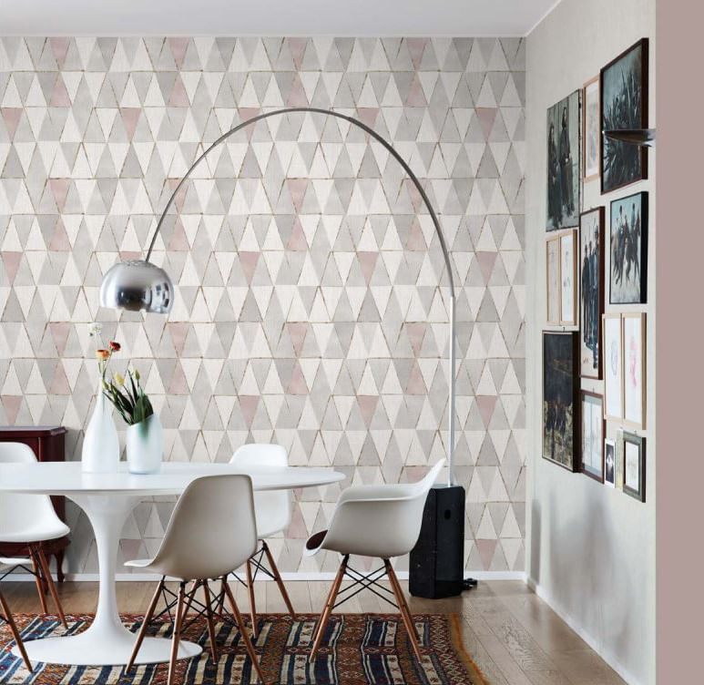 Papel De Parede Sphere Triangle Se20533 - Rolo: 10m X 0,53m - Carrefour