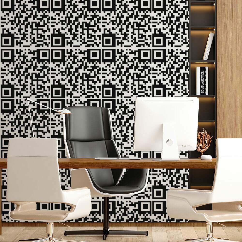 Papel De Parede Qr Code -60x300cm - Carrefour