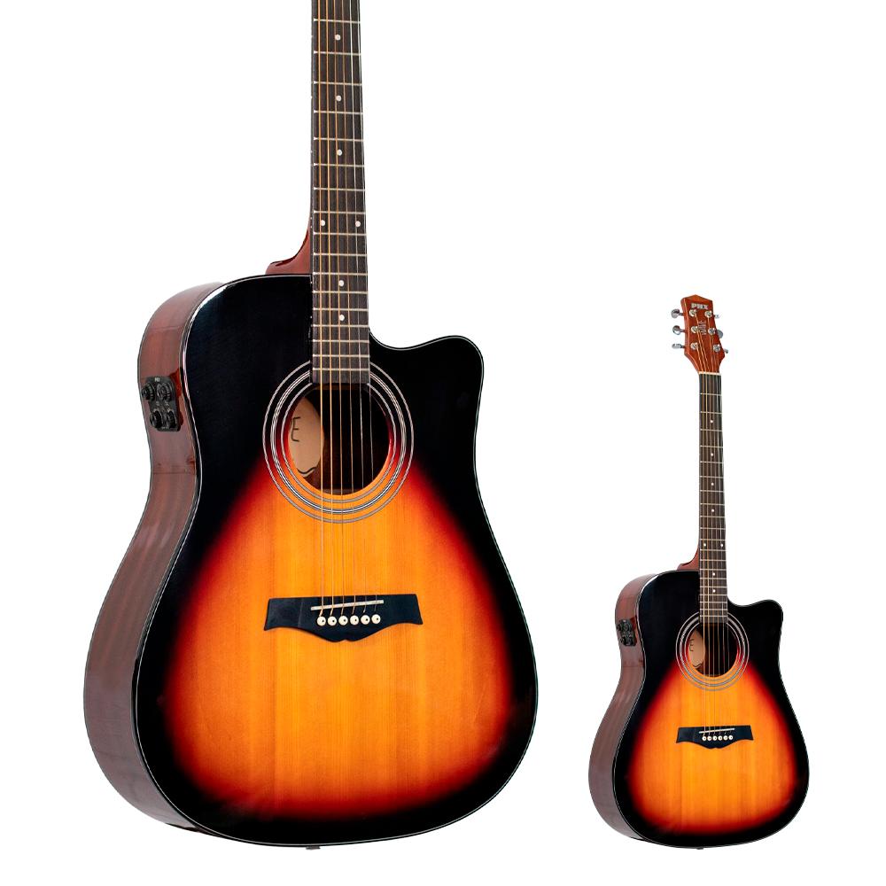 Violão Elétrico Folk Com Efeitos E Tampo Maciço Wave 02 Sb - Phx ...