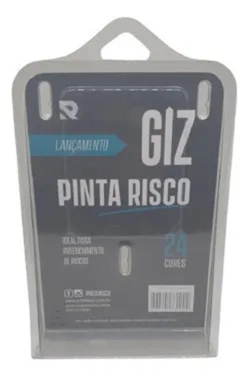 Kit Giz Pinta Risco - 24 Cores - Carrefour