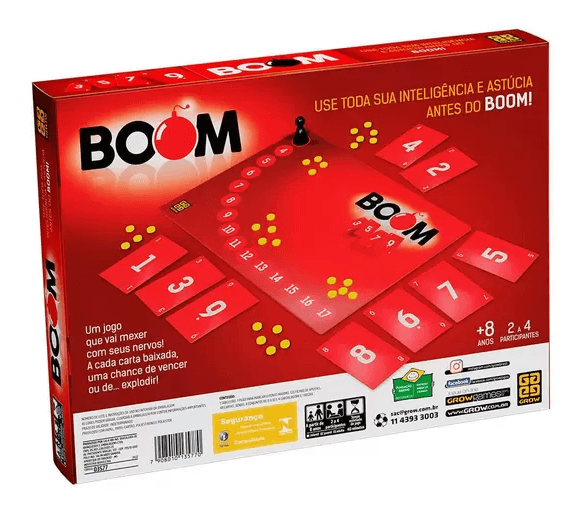 Jogo De Tabuleiro Boom - Grow - Carrefour