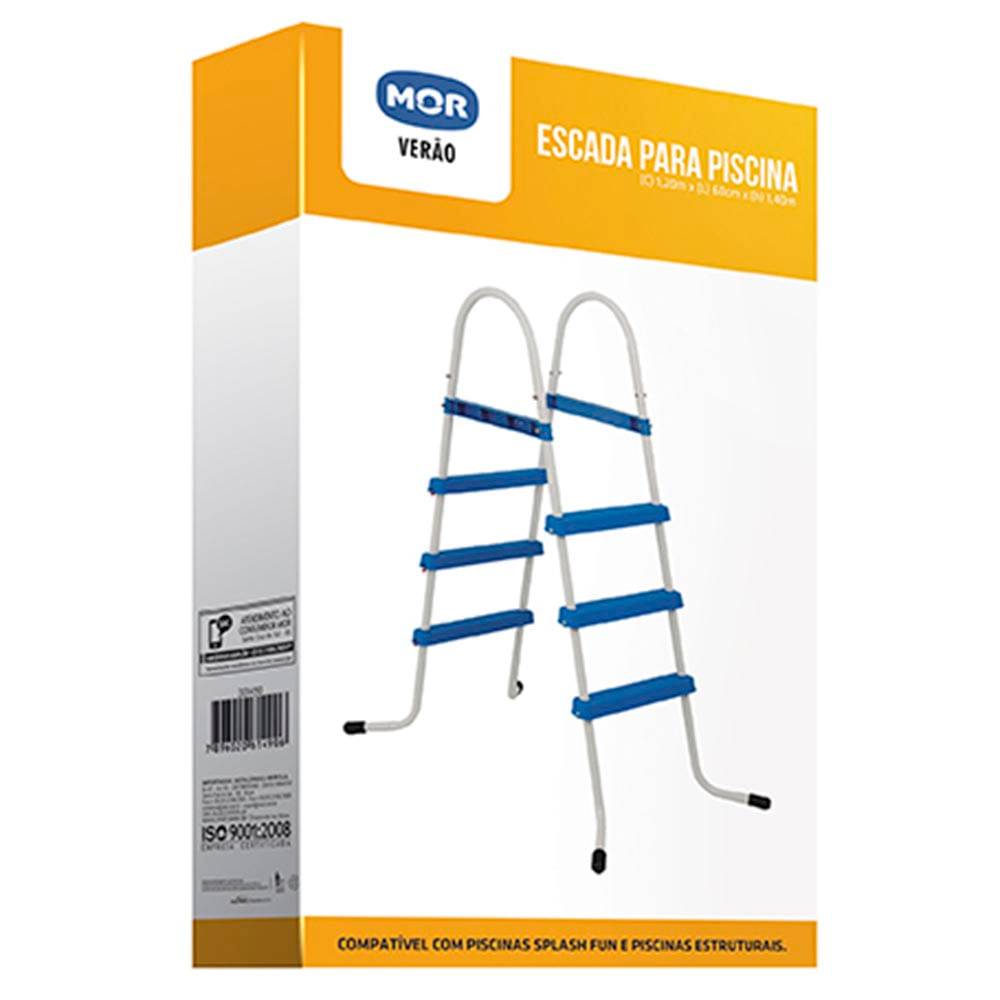 Escada Para Piscina 3 Degraus Mor Azul - 1490 - Carrefour