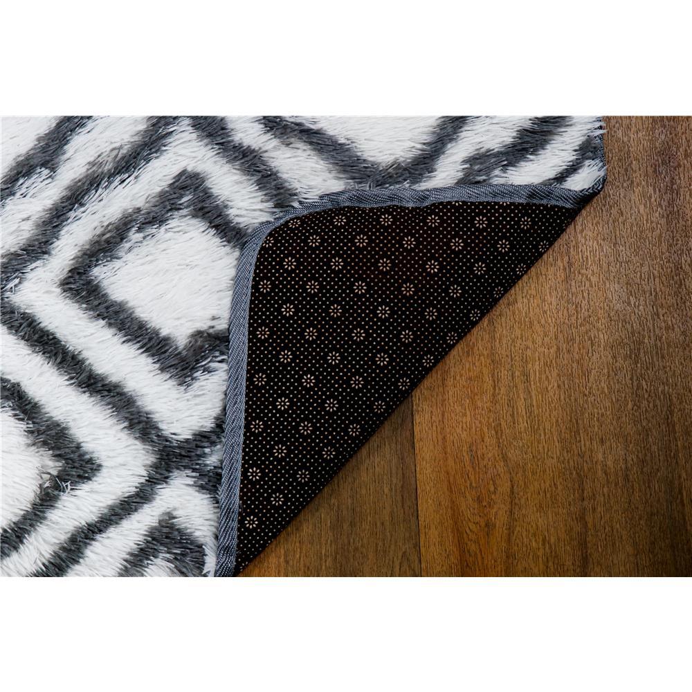 Tapete Para Sala Prizi De Luxo Geométrico - Branco/preto - 1 - Carrefour