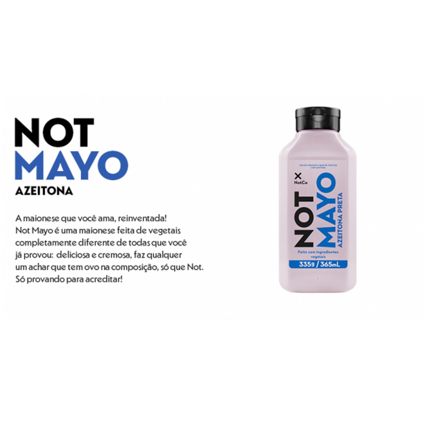 Maionese Not Mayo Azeitona Preta 335g (6x) - Carrefour