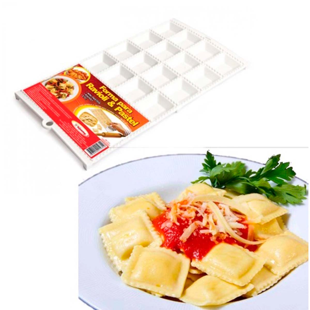 2 Formas Pastel Ravióli Com 24 Cavidades - Carrefour