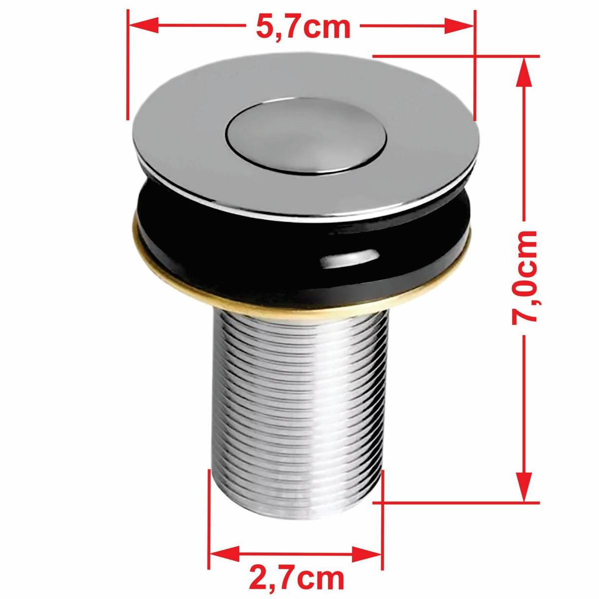 Kit Cuba Q39 C/válvula Click Botão 1''b (2,6cm) Azul Escuro - Carrefour