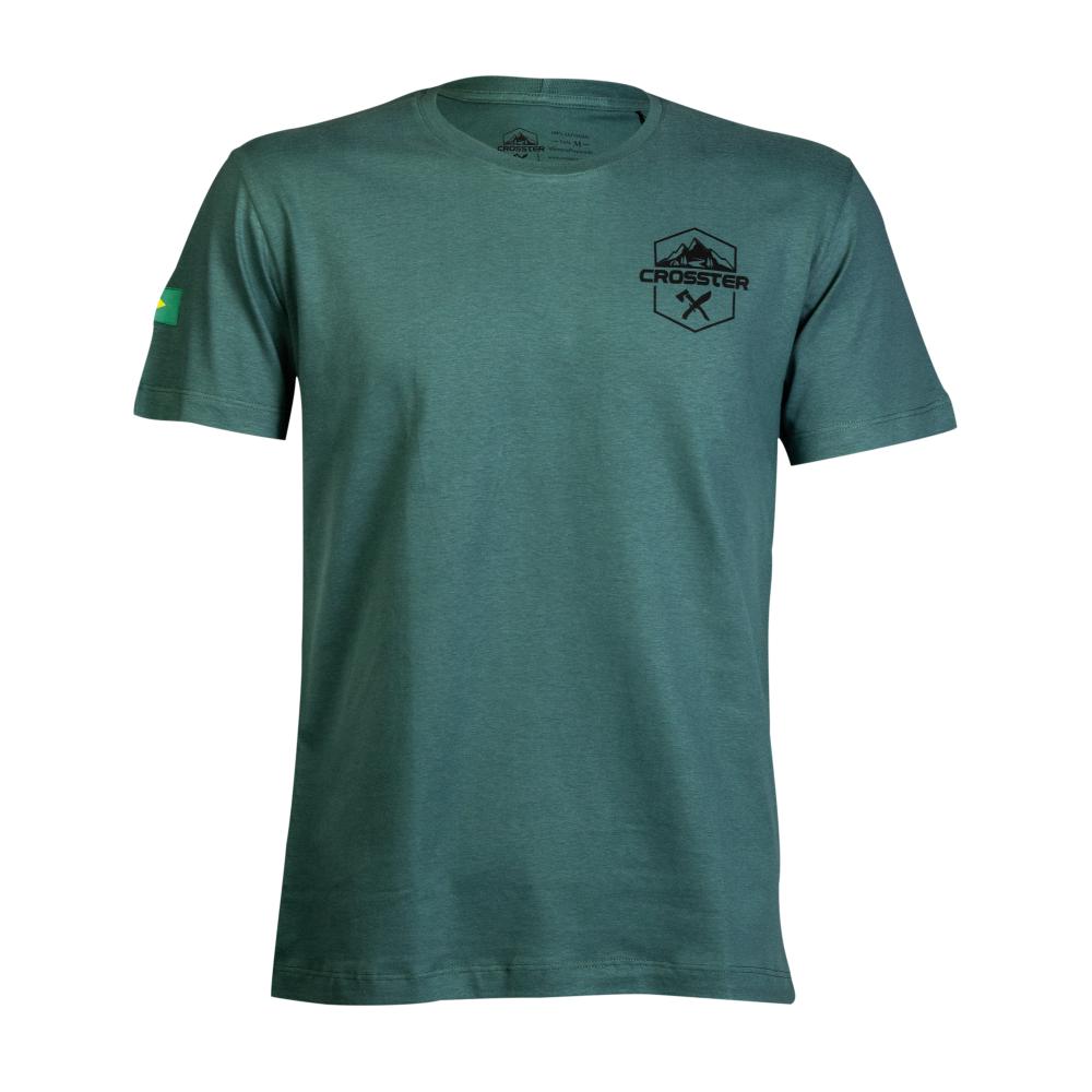 Camiseta Crosster Básica - Verde Militar - P - Carrefour