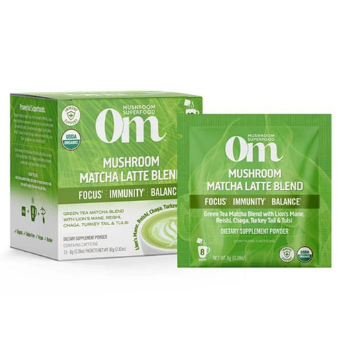 Mistura De Matcha Latte Em Pó De Cogumelo 2,8 Oz Da Organic Mushroom ...