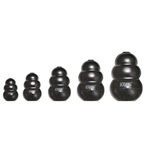 Brinquedo Interativo Kong Extreme Uxl Com Dispenser Preto Para Ração Ou ...