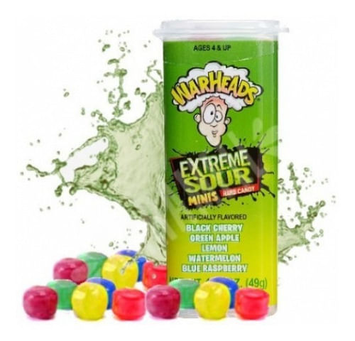 Warheads Extreme Sour - Minis Hard Candy - Importado - Carrefour
