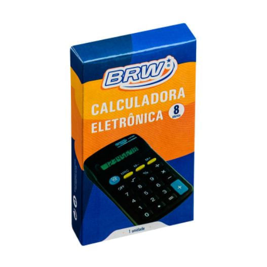 Calculadora Pequena 8 Dígitos De Bolso Preta Cc1000 Brw Brw - Carrefour