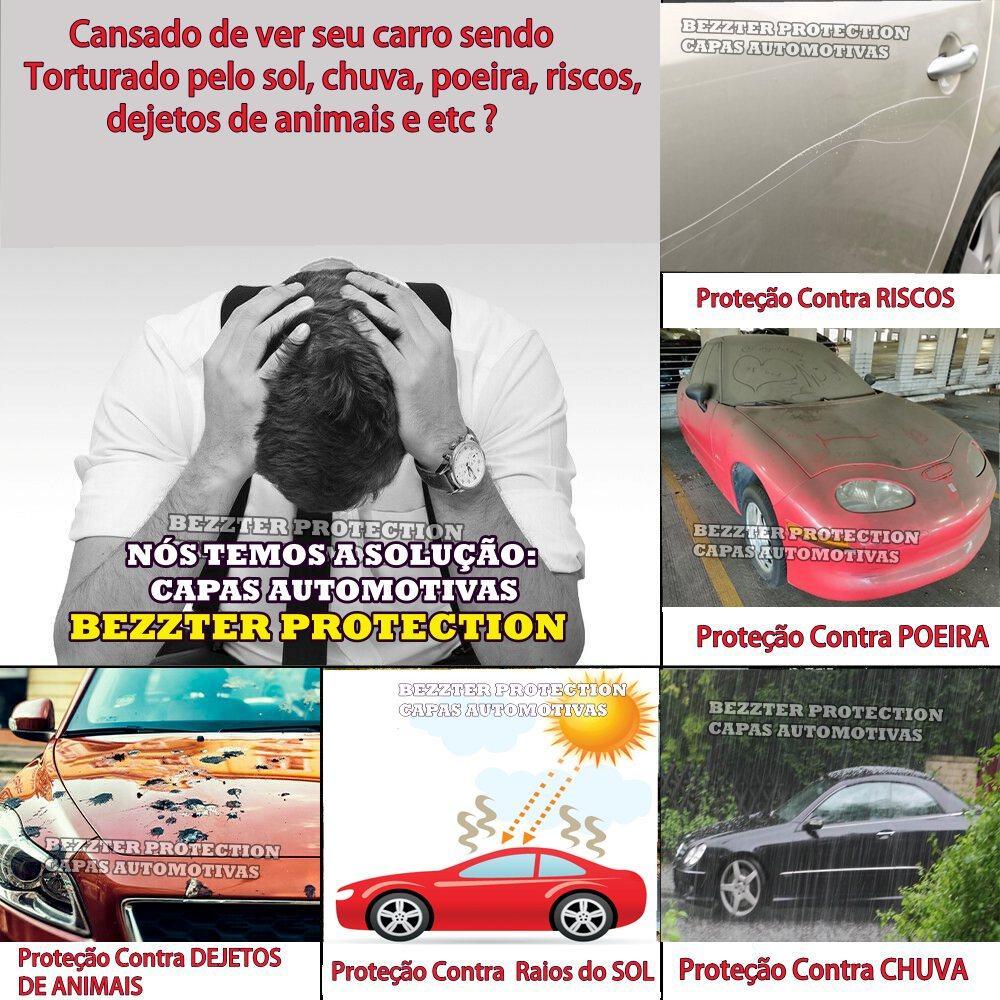 Capa Cobrir Carro Corsa Hatch 100% Impermeável Proteção Total Bezzter ...