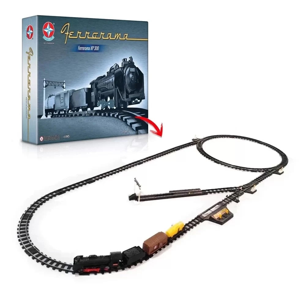 Ferrorama Pista De Trem Locomotiva Xp 300 Original - Estrela - Carrefour