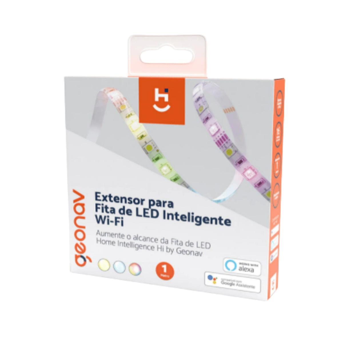 Fita De Led Extensor Inteligente 100cm Quente E Frio Geonav - Carrefour