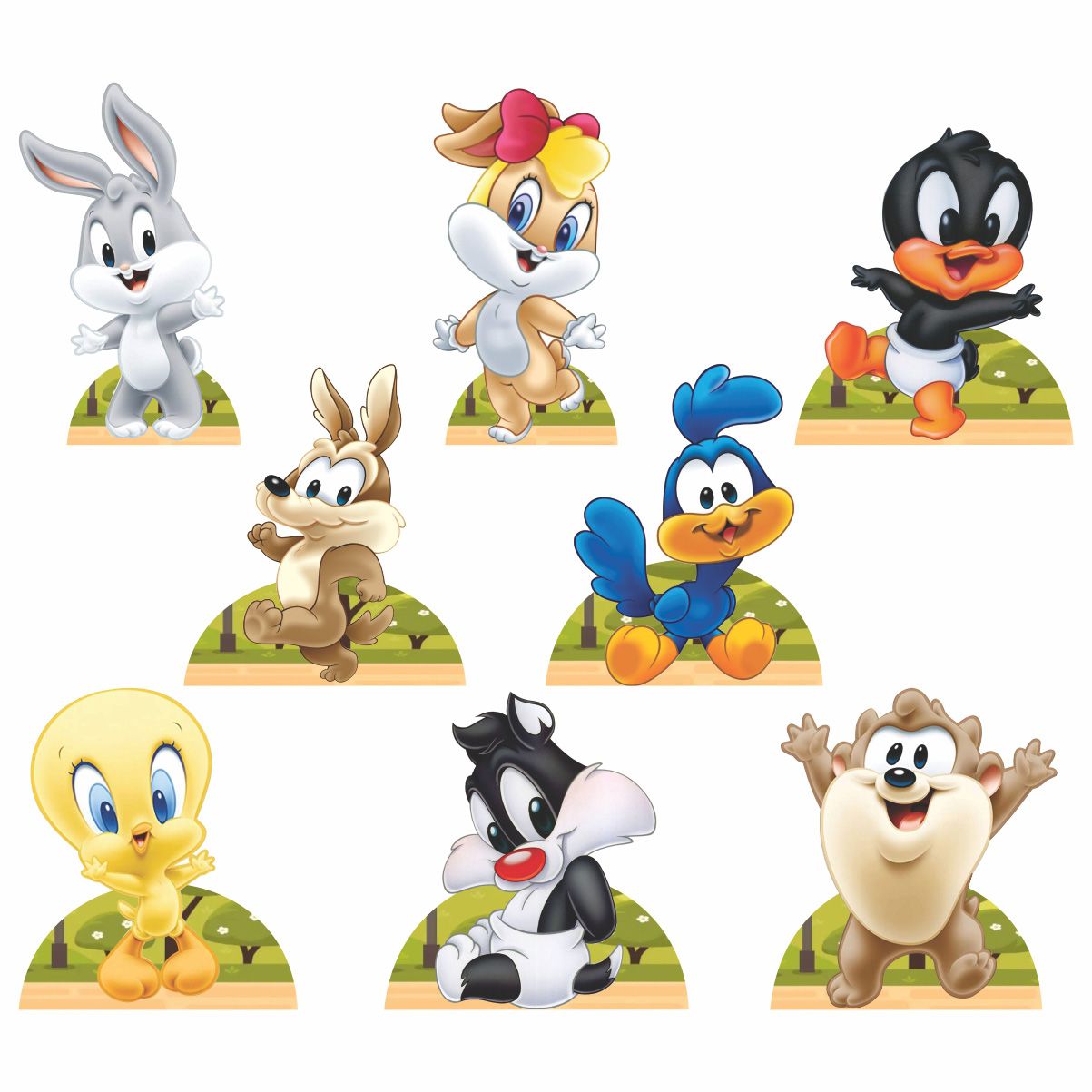 Kit 8 Displays Mesa Festa Aniversário Baby Looney Tunes - Carrefour