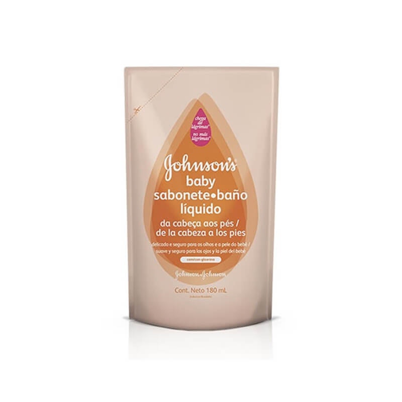 Refil Sabonete Líquido Johnsons Baby Cabeça Aos Pés 180Ml - Carrefour