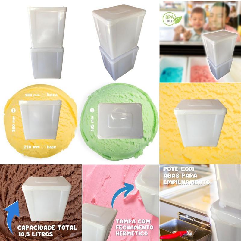 Potes Da Tupperware - Kit 10 Peças - Carrefour
