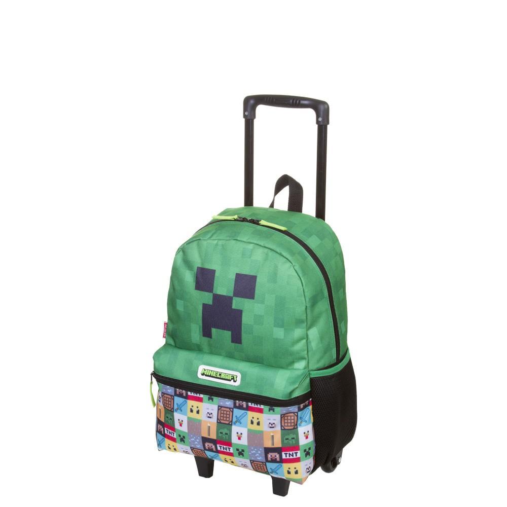 Mochila De Rodinha Sestini Grande Minecraft M Plus Pixels - Carrefour