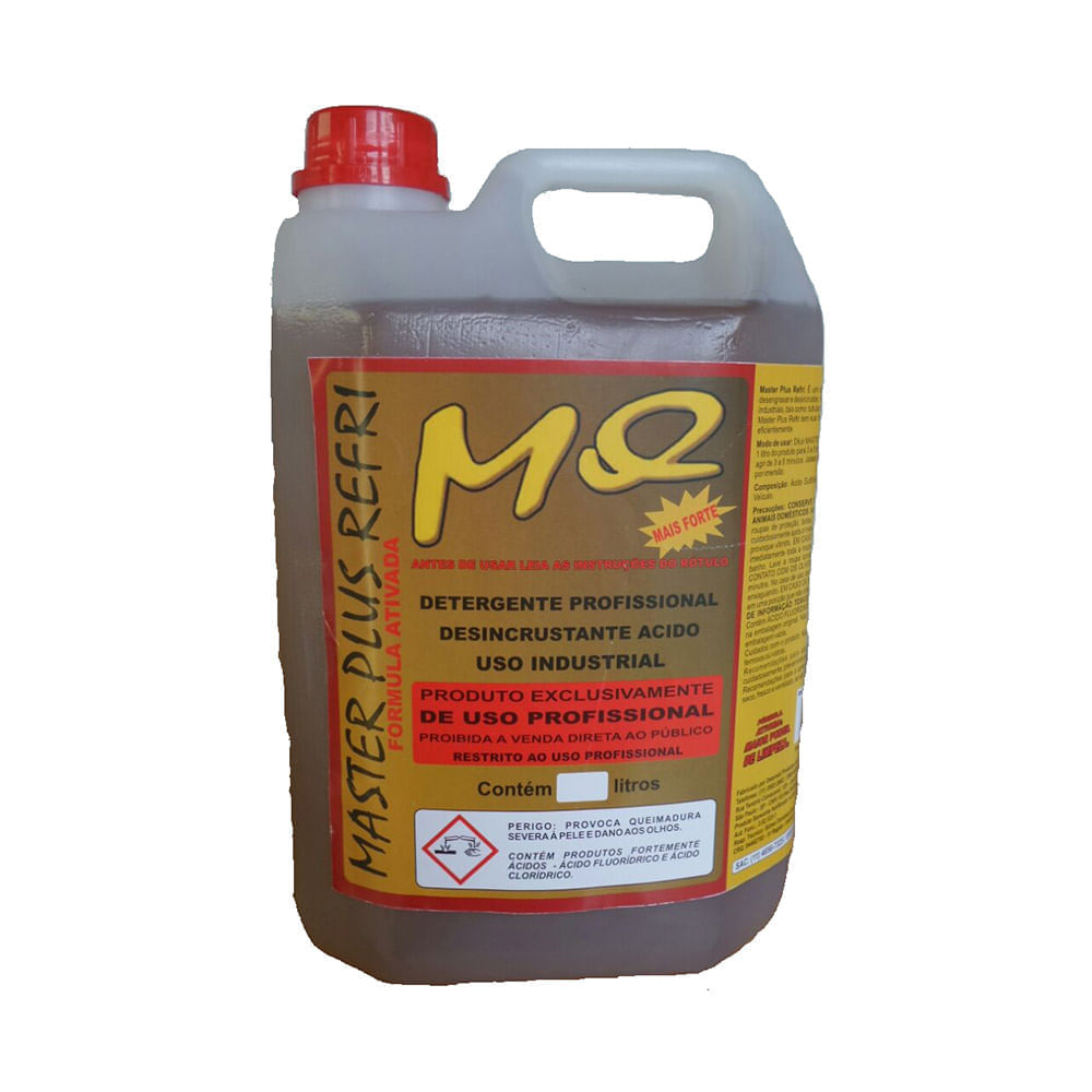 Detergente Profissional Desincrustante Master Plus Refri 5 Litros - Carrefour