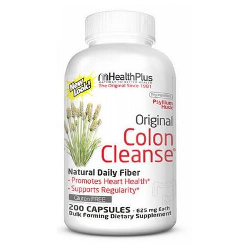 Original Colon Cleanse 200 Cápsulas Da Health Plus (pacote Com 6 ...