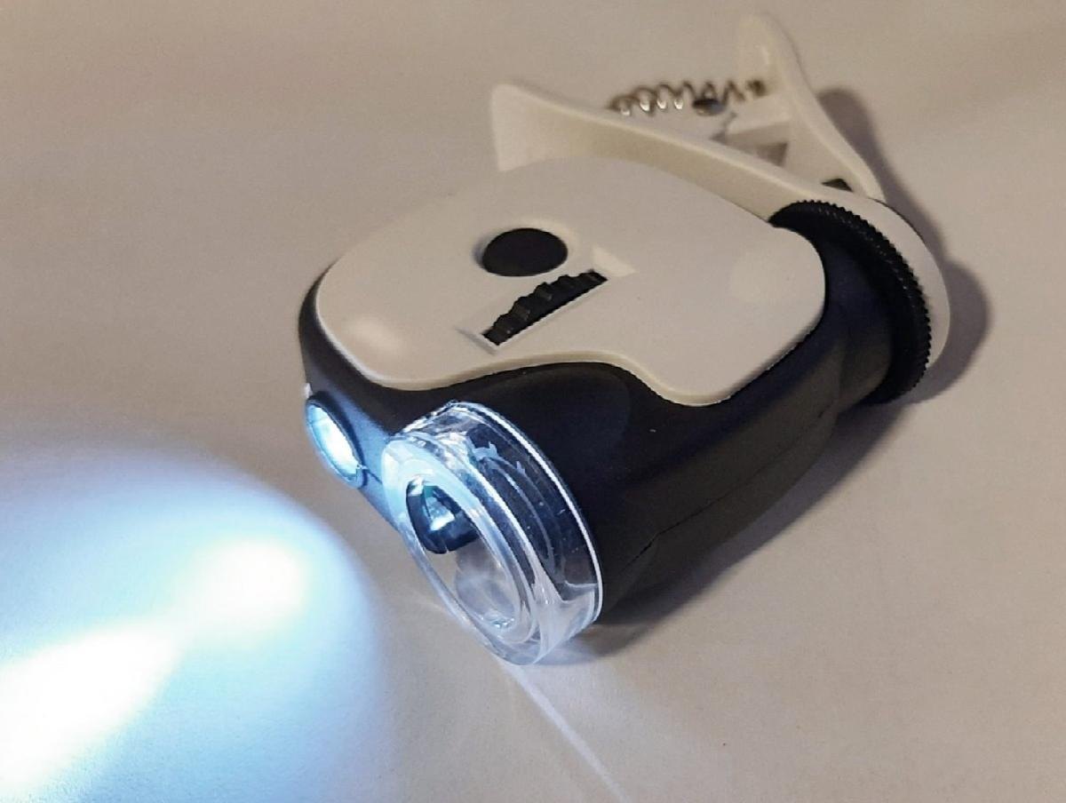 Microscopio Para Celular Camera 55x Universal Com Led E Uv - Carrefour