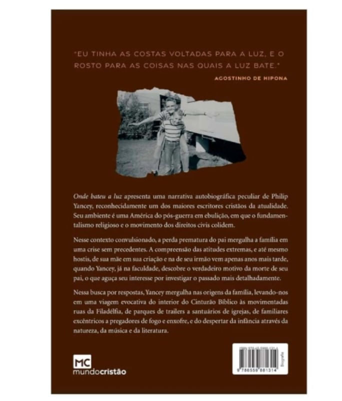 Onde Bateu A Luz, Philip Yancey - Mundo Cristão Mundo Cristão - Carrefour