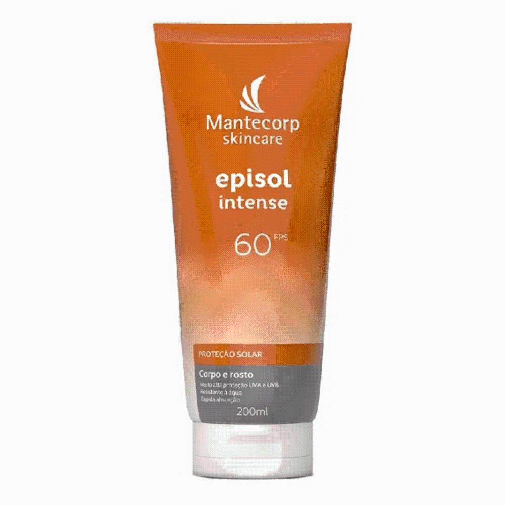 Protetor Solar Corpo E Rosto Mantecorp Episol Intense Fps60 200ml ...