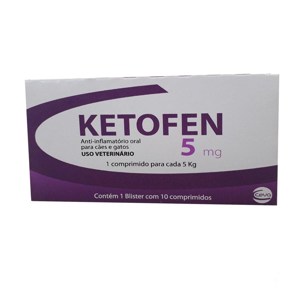 Ketofen Ceva Anti-inflamatório 10 Comprimidos - 5 Mg - Carrefour